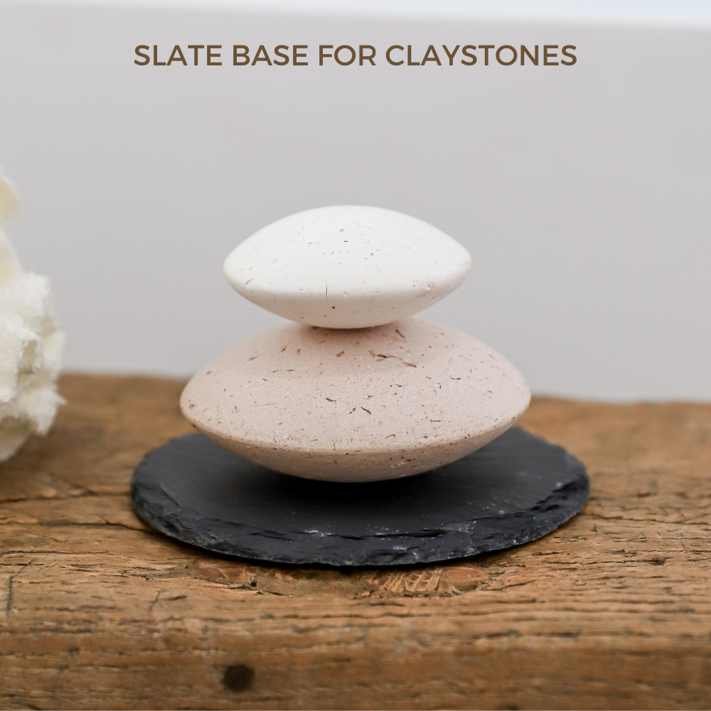 Slate Bases for Stones – 2 Pack for Display & Storage – Pryshan Canada
